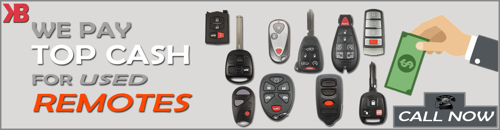 We Buy Used Automotive Keyless Remotes - Key Booth